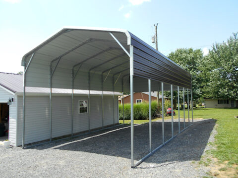 MaxSteel Regular RV Cover - Conestoga Builders - Carports, Garages ...
